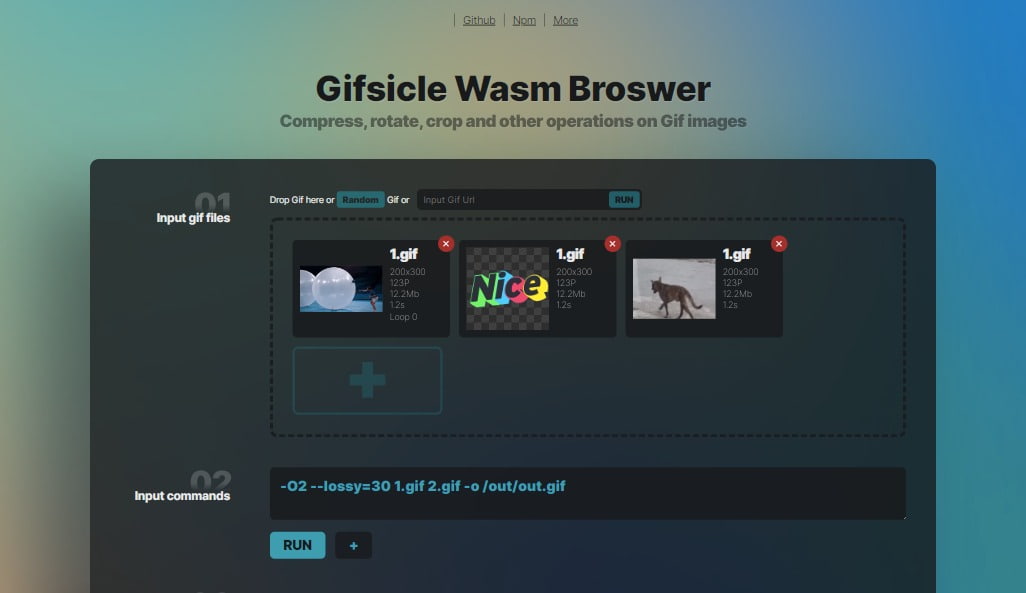 && Gifsicle Wasm Broswer
